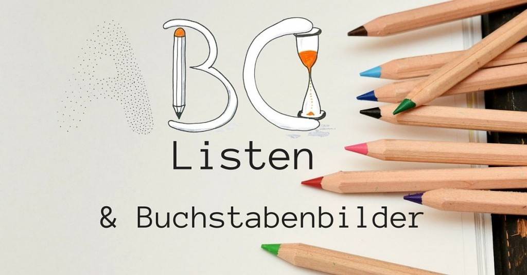 Kreative Booster: ABC Liste (Birkenbihl Methode) und Buchstabenbilder